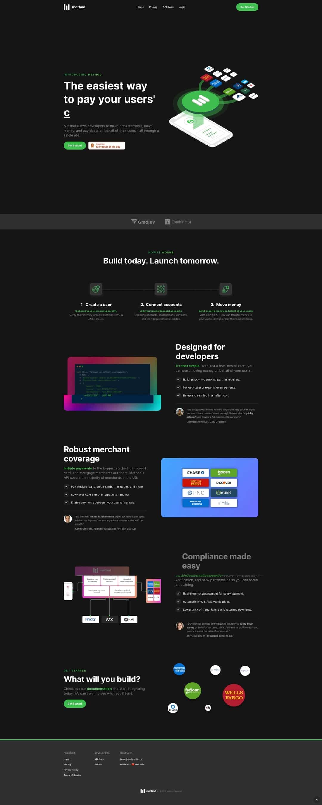 Fintech landing page examples | Website design inspiration