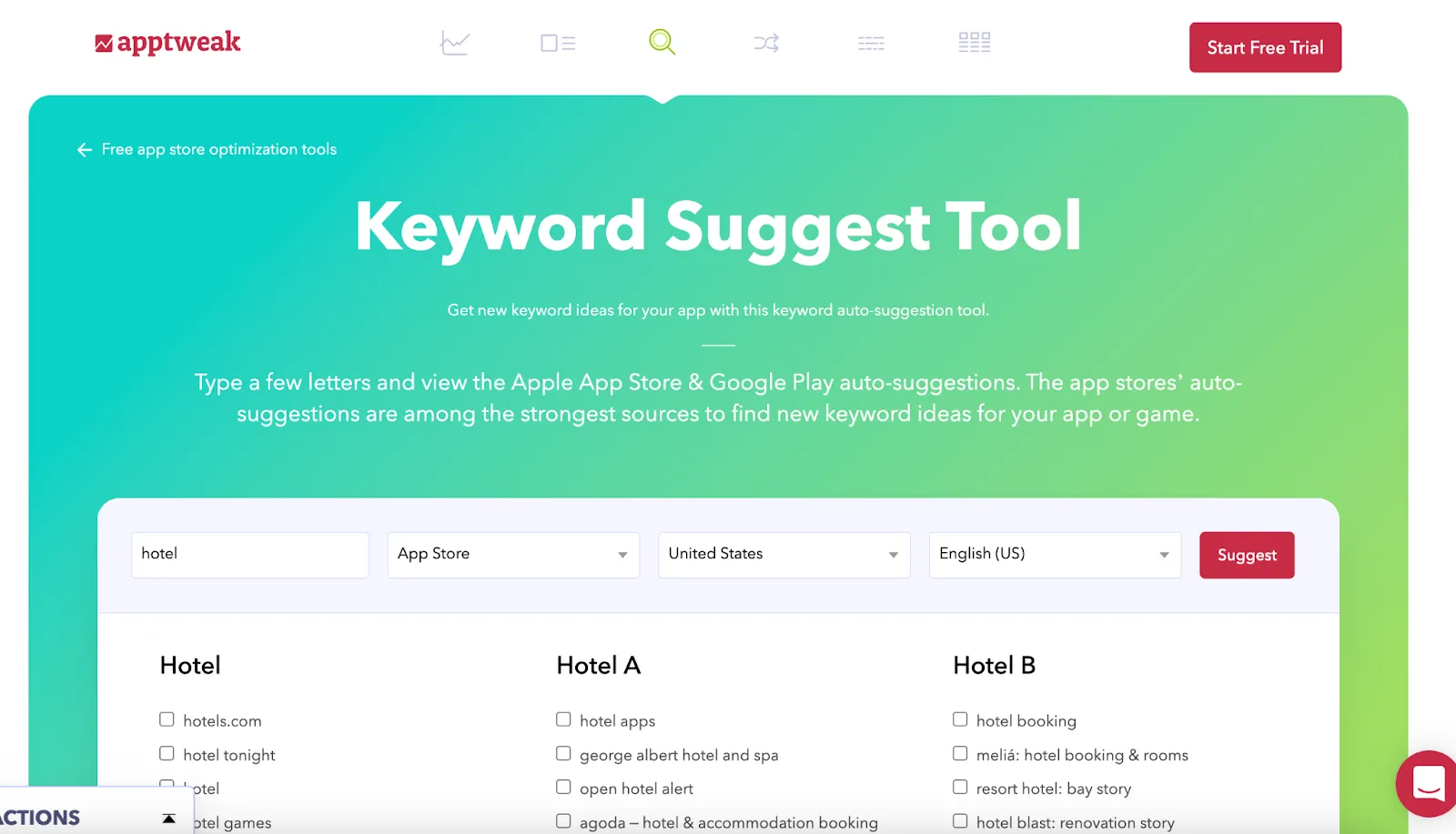 The best (Free) ASO tools to improve app store ranking