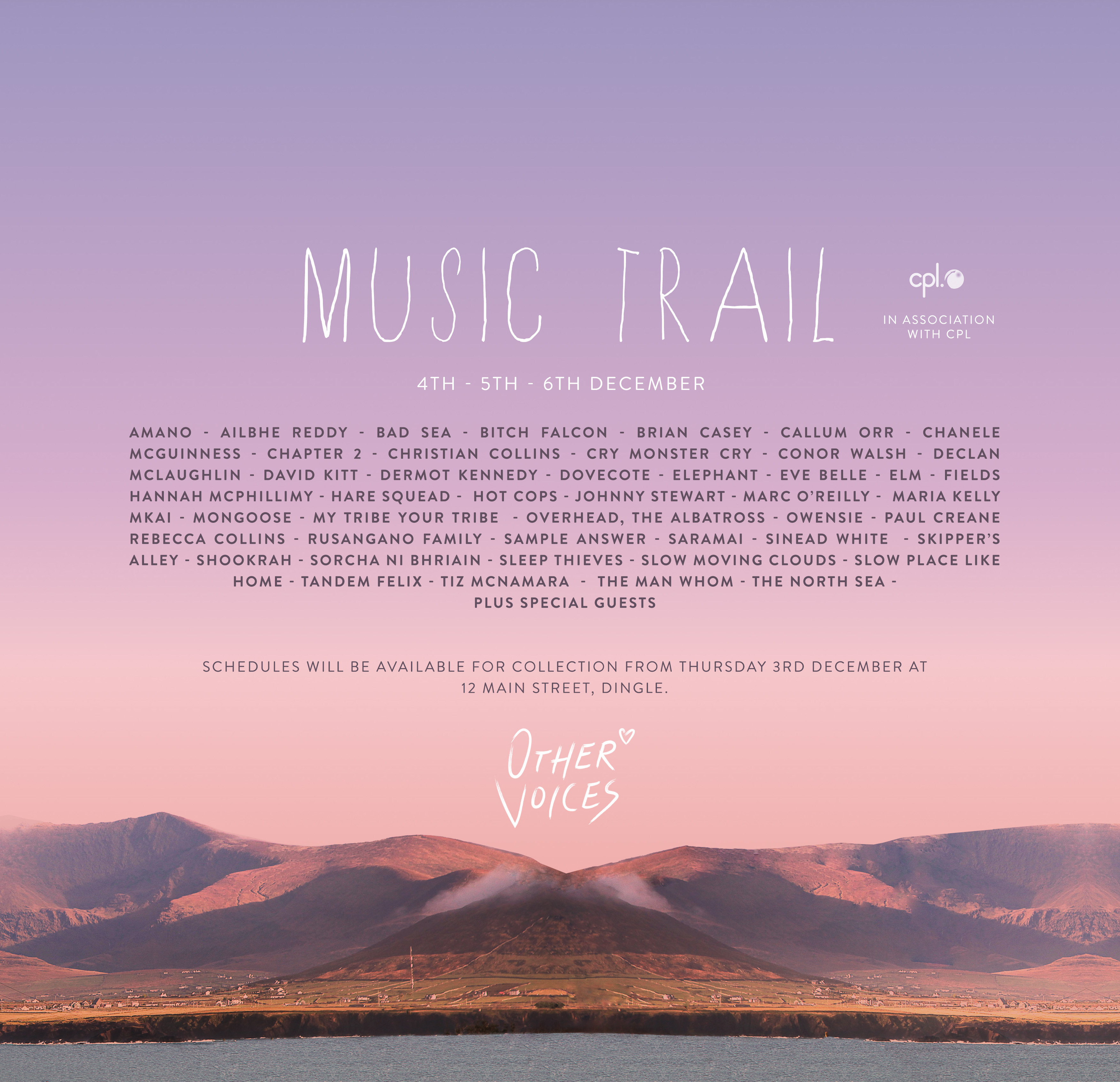 MUSIC TRAIL LINE UP ANNOUNCED + WIN 2 X SAT TICKETS | Other Voices