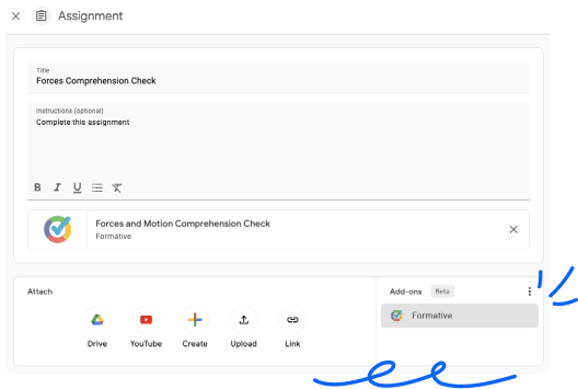 Google Classroom Integration | Formative