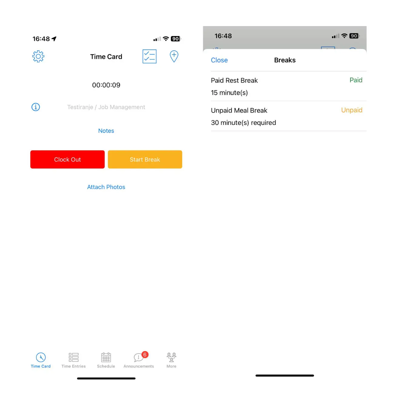 Timeero - Employee Breaks Policy Free Template
