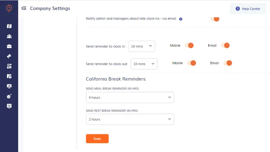 Timeero - Employee Breaks Policy Free Template