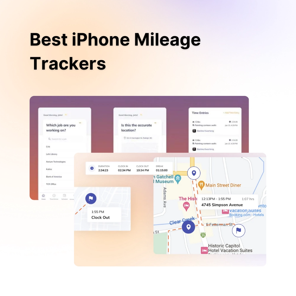 Timeero - 4 Best Mileage Tracking Apps for iPhone - Timeero