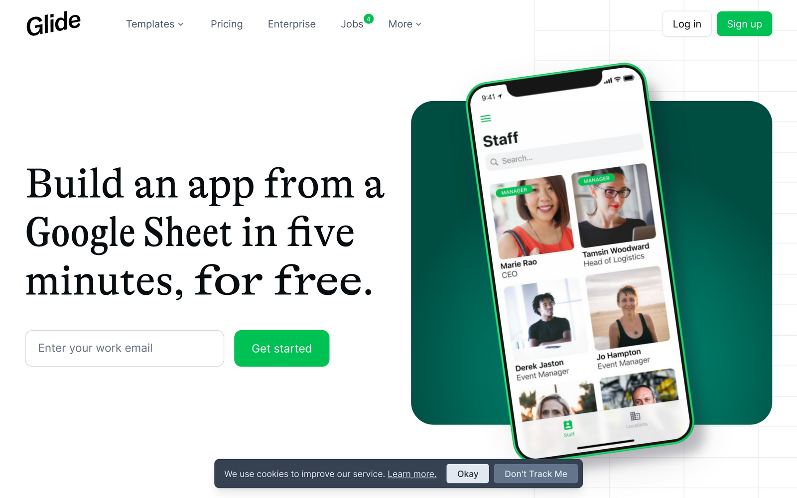 Glide - Herramienta no-code de Constructores de Apps