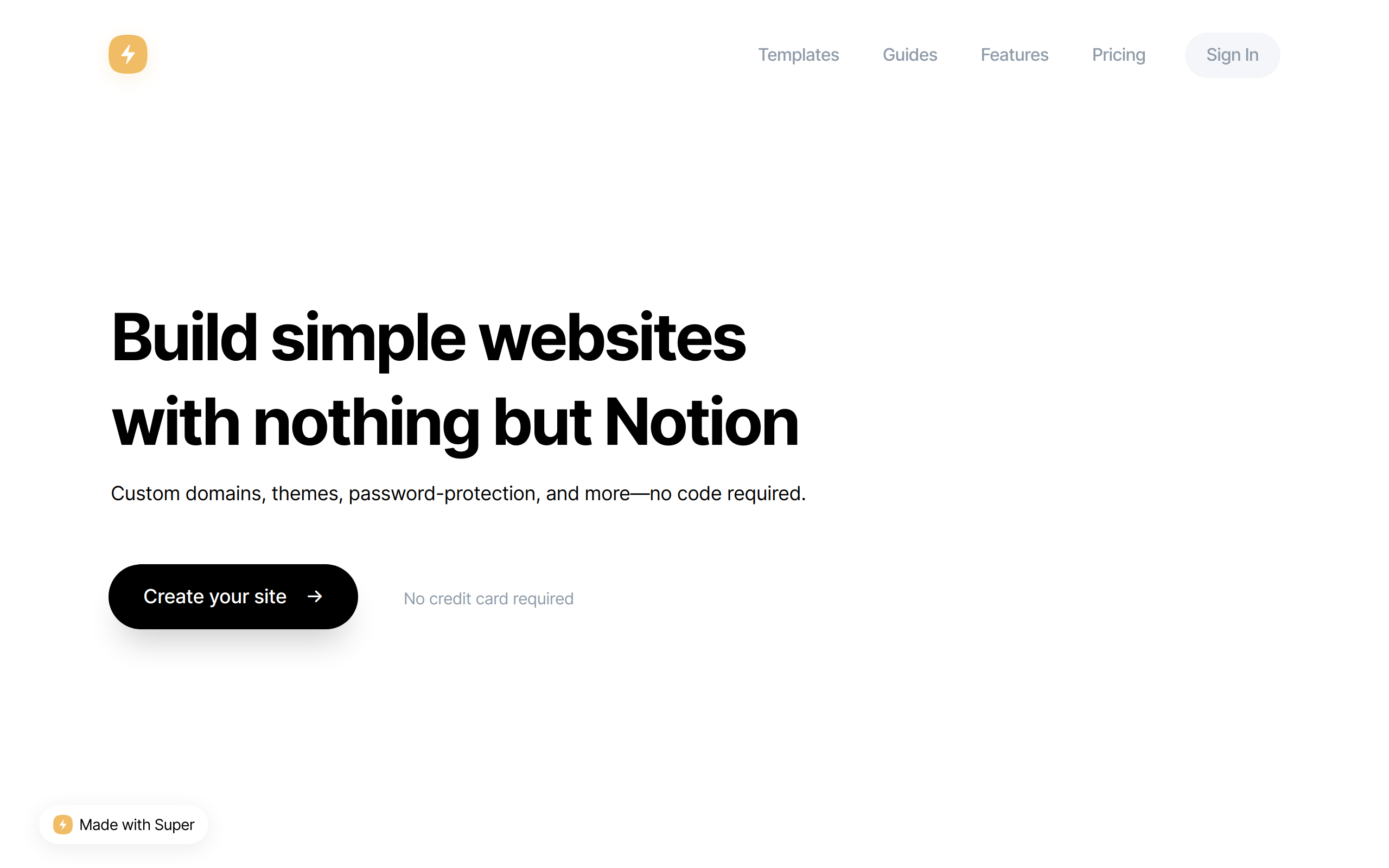 Super.so - Herramienta no-code de Constructores Web