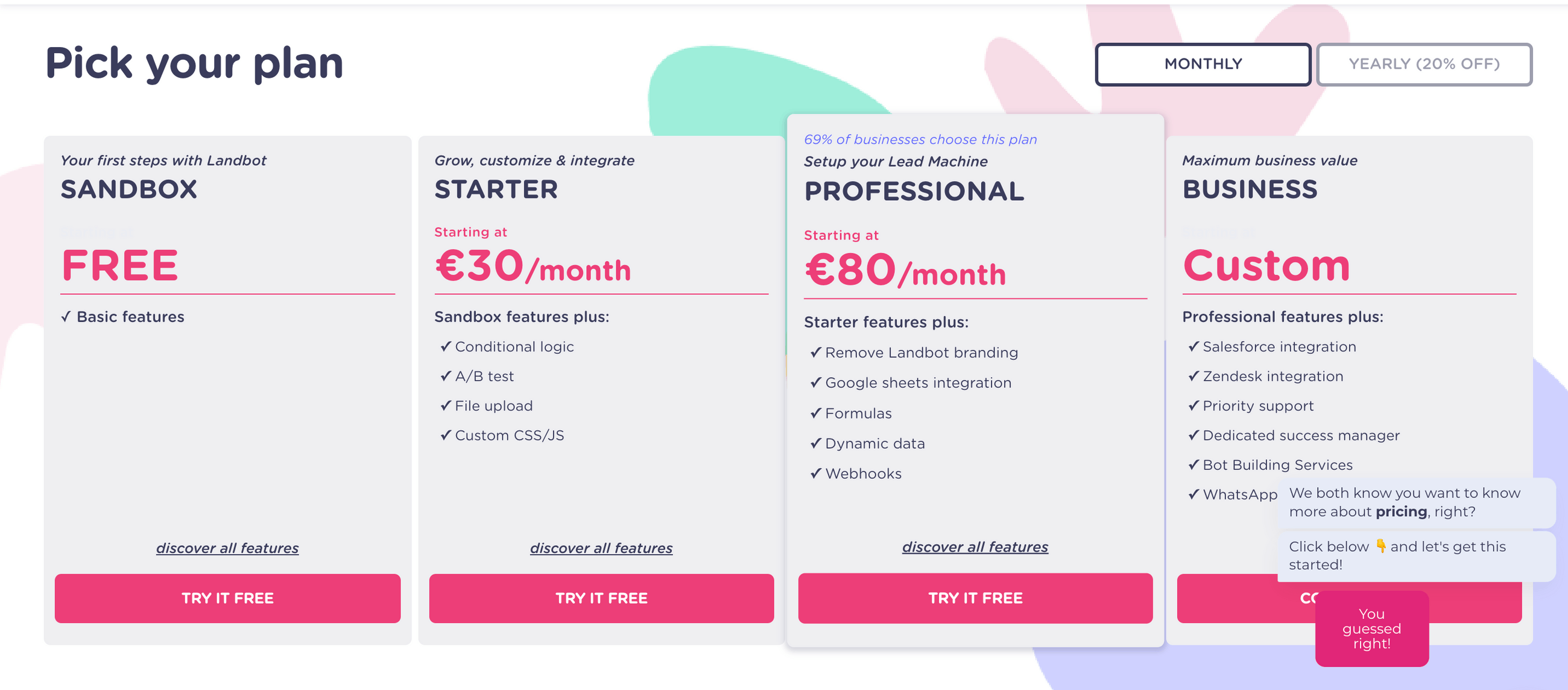 Landbot - Herramienta no-code de Formularios