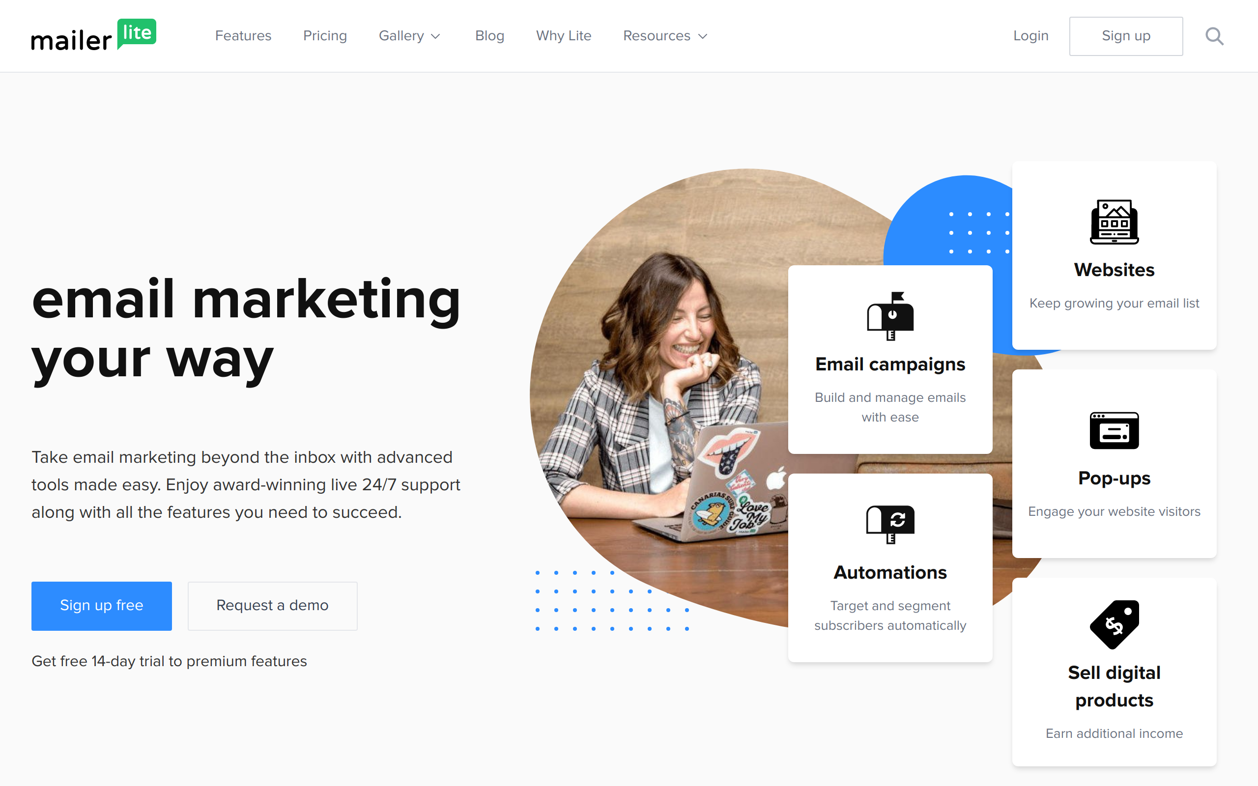 Mailerlite - Herramienta no-code de Newsletters