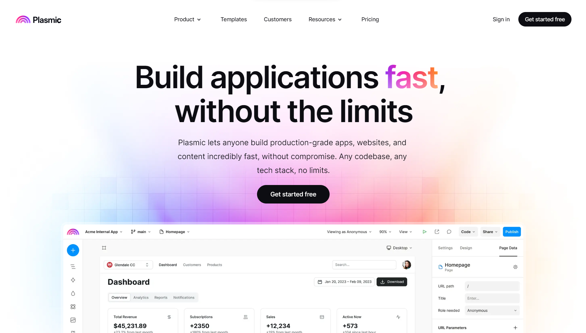 Plasmic - Herramienta no-code de Constructores de Apps
