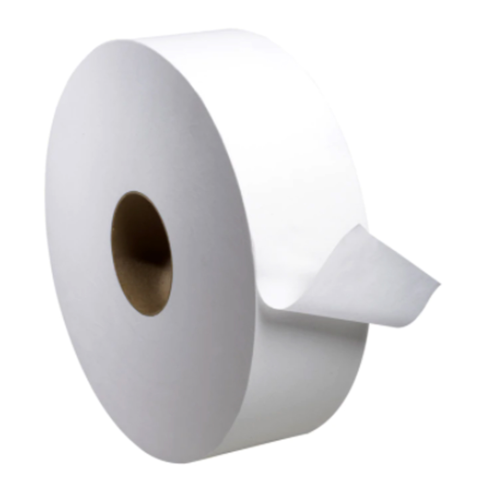 2 PLY JUMBO BATHROOM/TOILET TISSUE 3" CORE, 6 ROLLS/CASE | Canpaco