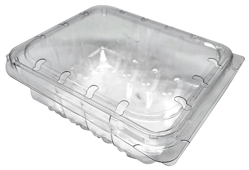 10 OZ CLAMSHELL CLEAR PETE