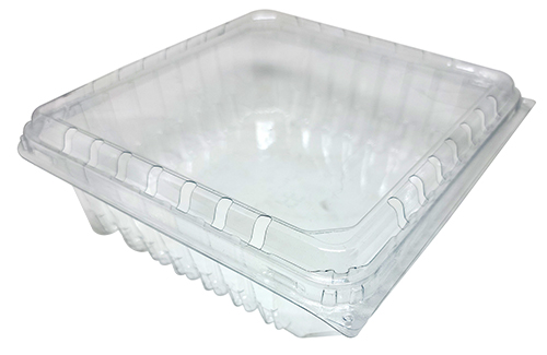 10 OZ CLAMSHELL CLEAR PETE