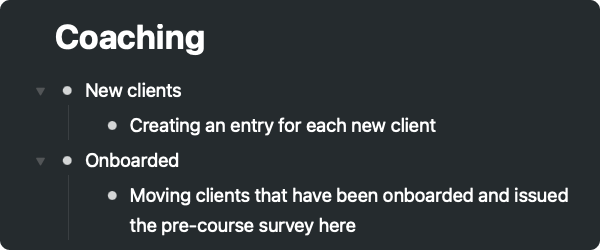 Collaboration rules - Workflowy guide