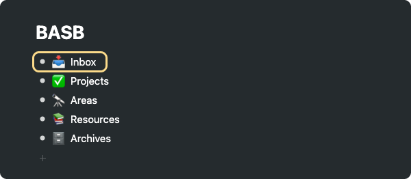 Build a second brain - Workflowy guide