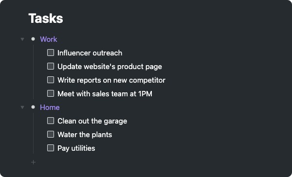 Task management basics - Workflowy guide