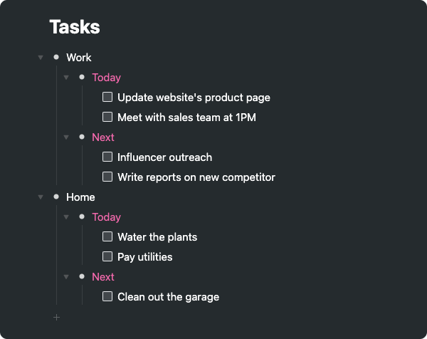 Task management basics - Workflowy guide