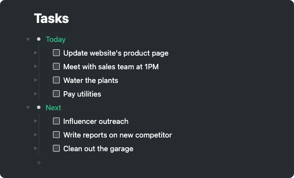 Task management basics - Workflowy guide