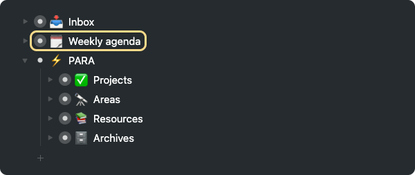 Being productive with the PARA system - Workflowy guide