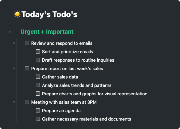 To do list - Workflowy guide