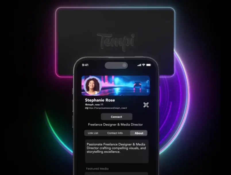 Tempi: Free Digital Business Card with Collaboration Powers