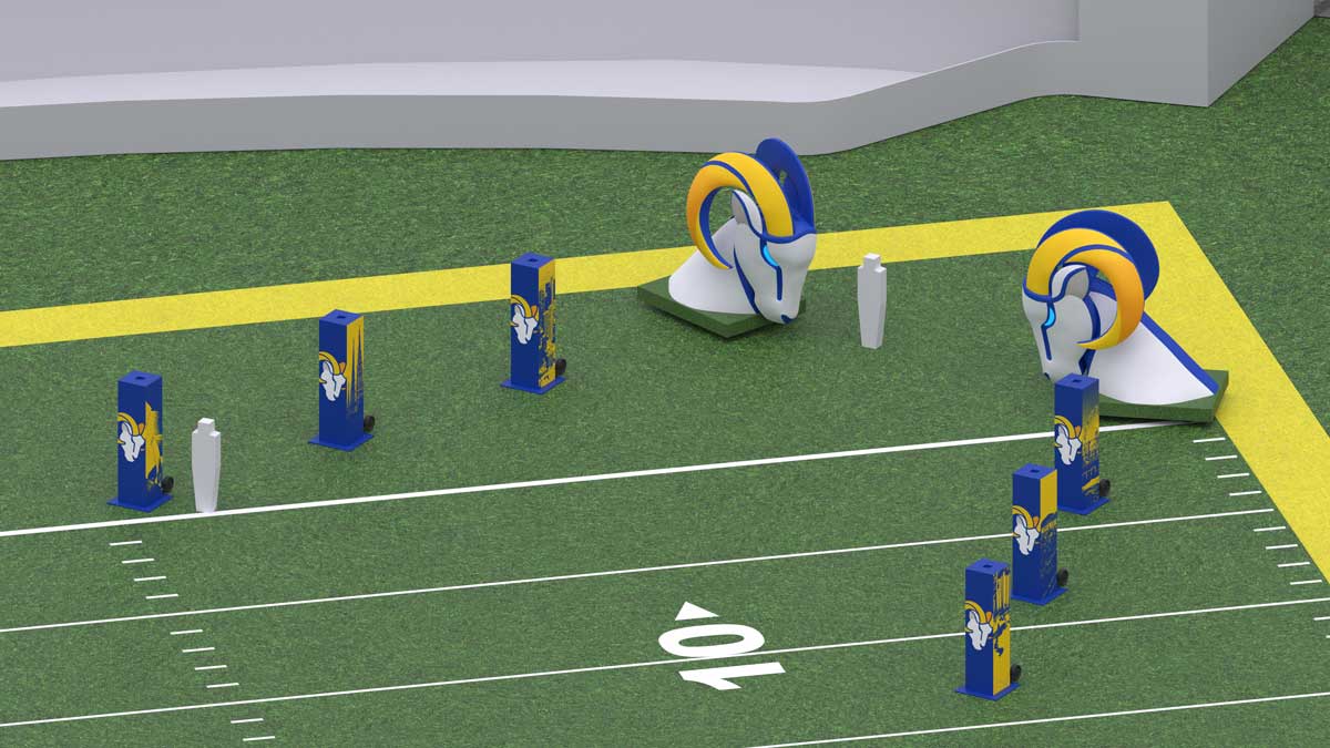 LA Rams – Player Entrance | Production Club