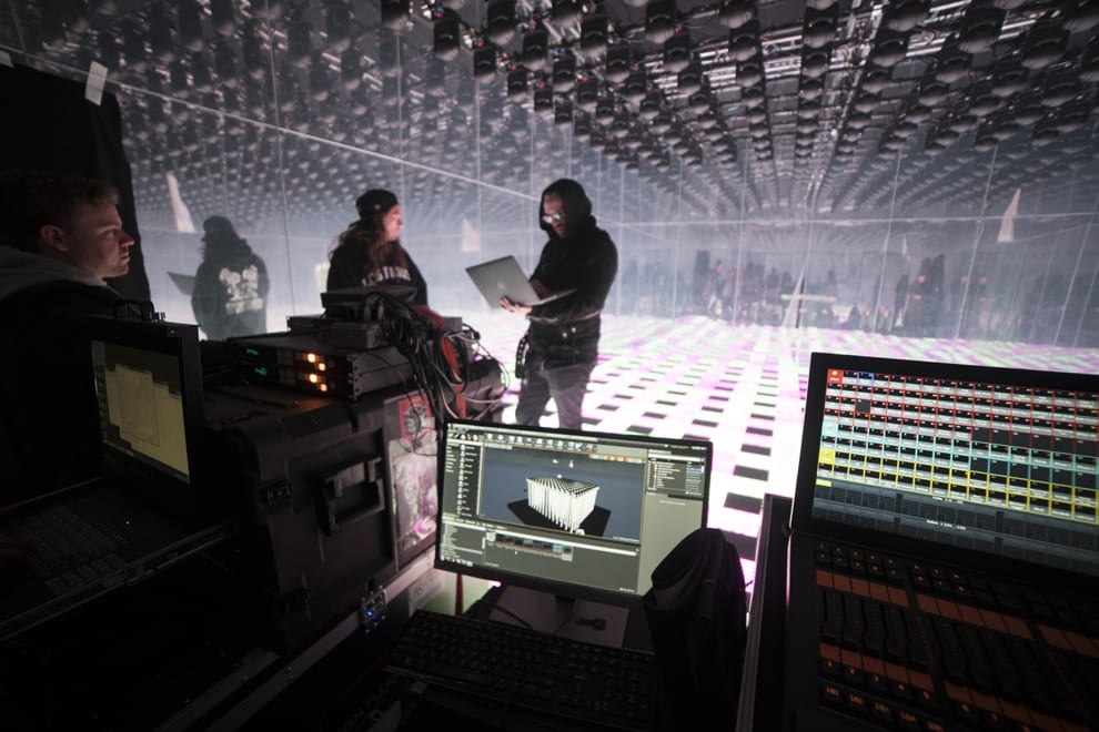 Intel ‘Interactive Light’ Art Installation | Production Club