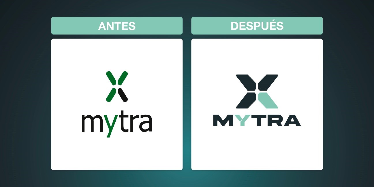Mytra celebra una década de logros renovando su logotipo.