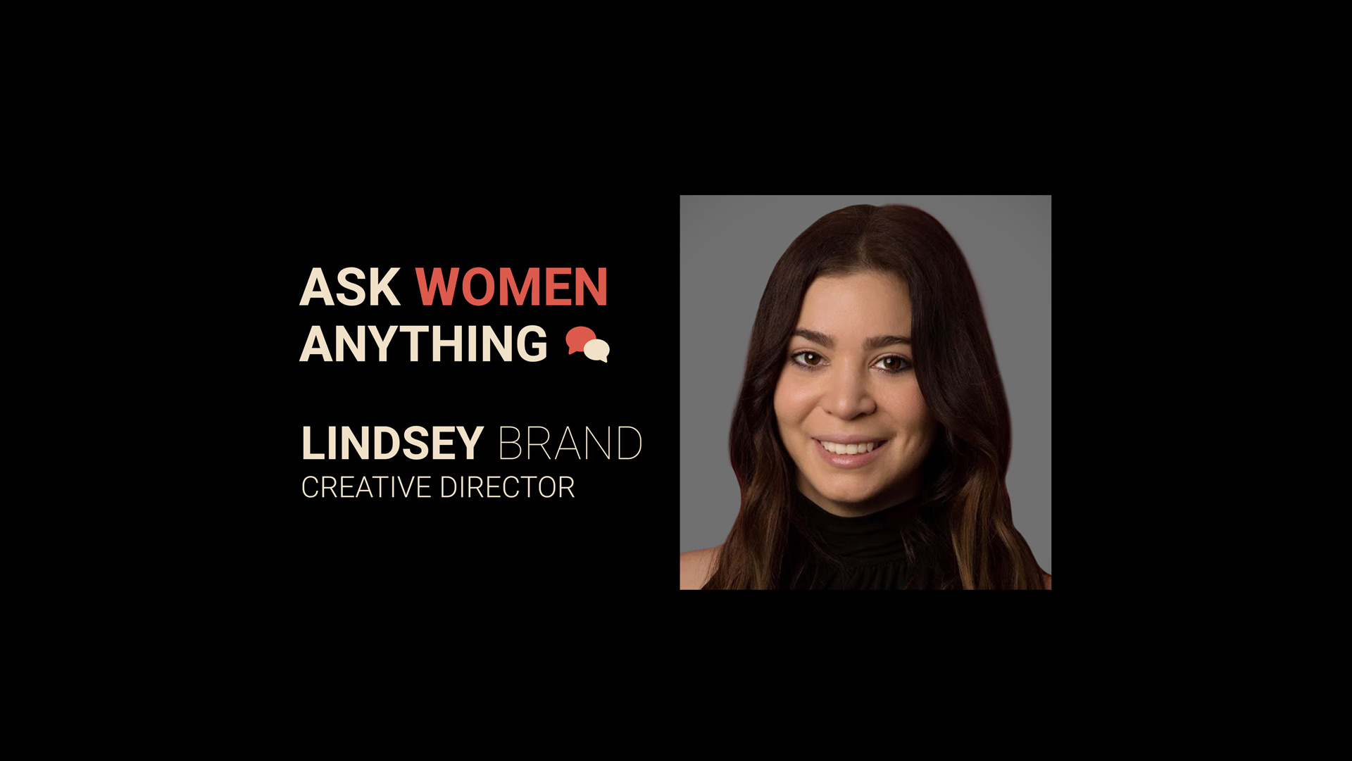Ask Women Anything with Creative Director Lindsey Brand | GALE Partners