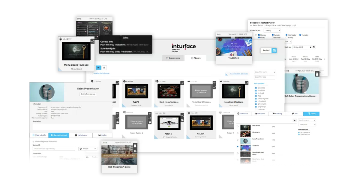 Intuiface Share & Deploy Console