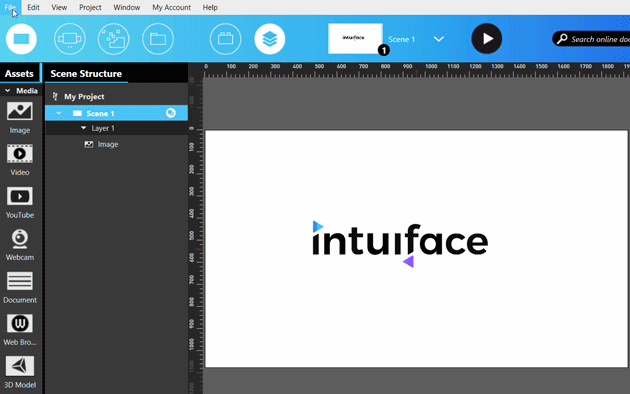 Intuiface Share & Deploy Console