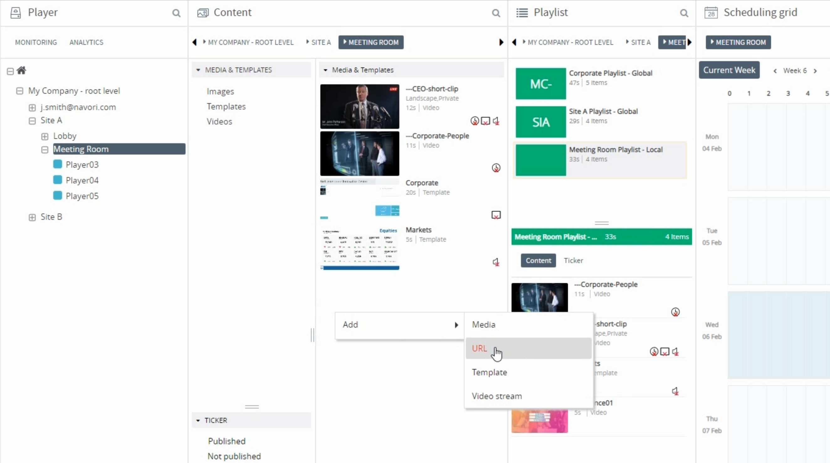 Enhance Your Navori Digital Signage with interactivity using Intuiface