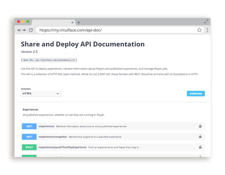 Features | Deploy & Manage | Intuiface