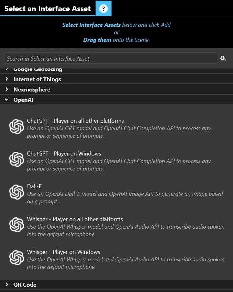 Intuiface's Support for OpenAI's GPT, DALL-E, and Whisper Large Language Models