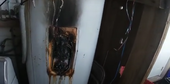 The Water Heater Exploded - VIDEO