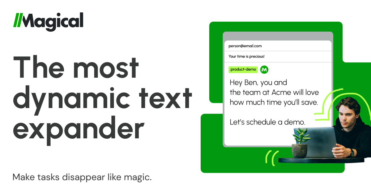 Text Expander | Free Auto Text Expander for Chrome | Magical