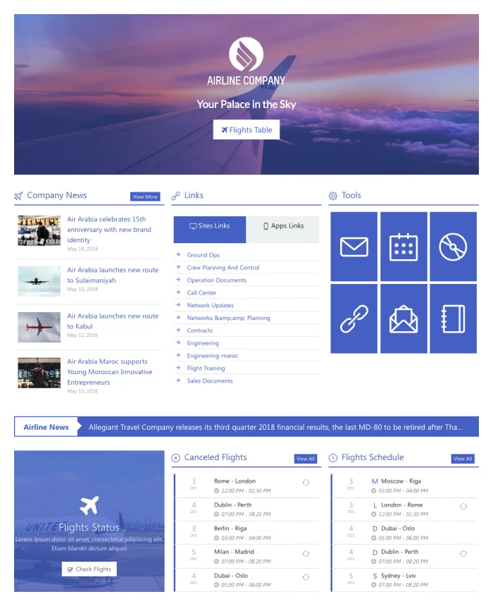 SharePoint Intranet Examples