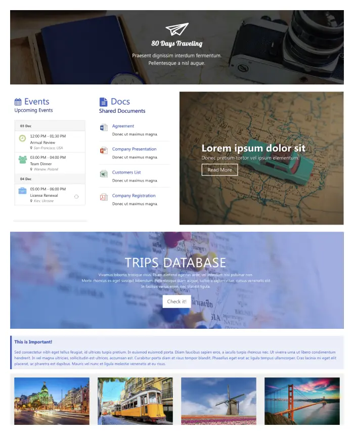 5 Modern SharePoint Intranet Designs