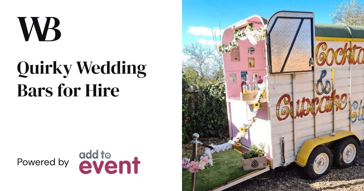 Quirky Wedding Bars | Unique Wedding Bars for Hire