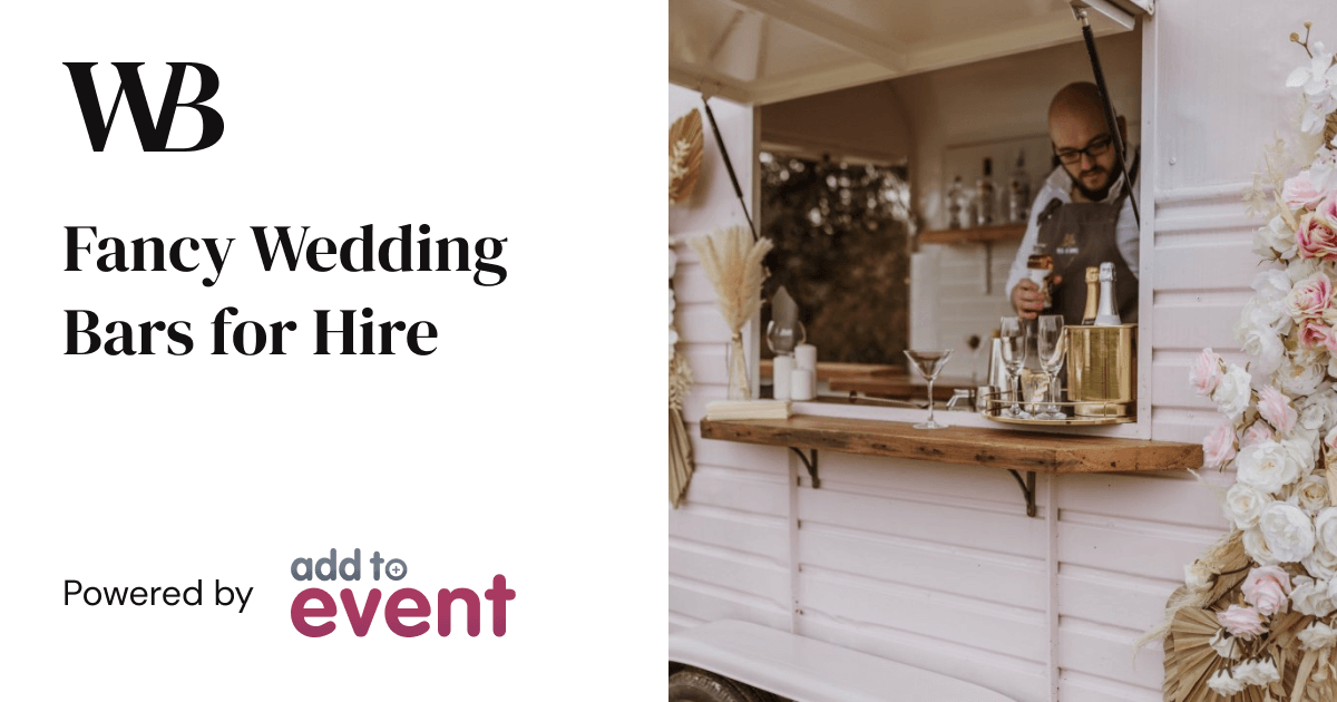 Fancy Wedding Bars for Hire | Fancy Mobile Wedding Bars