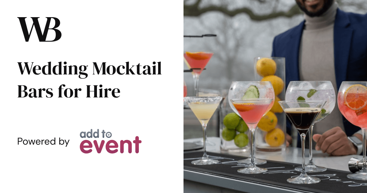 Wedding Mocktail Bars | Hire a Wedding Mocktail Bar