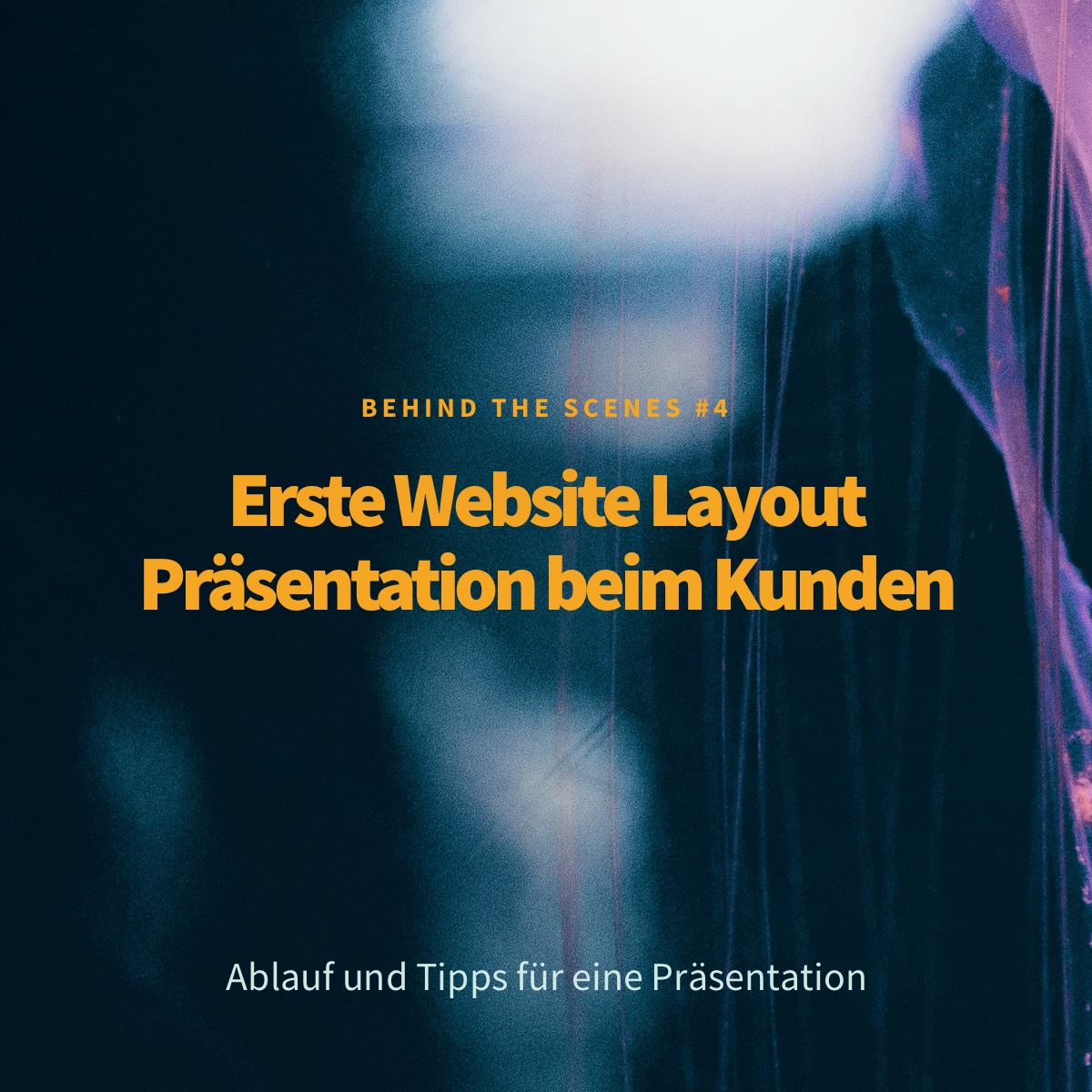 Erste Website Layout Präsentation beim Kunden (Teil 4)