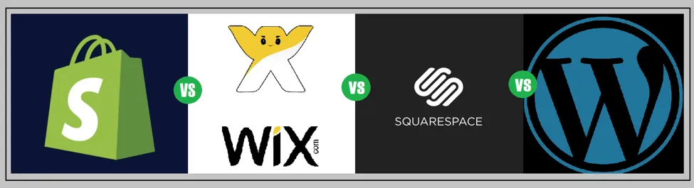 Wix, Wordpress, Shopify & Squarespace: Which one to choose?