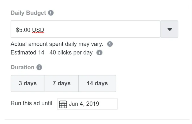 Maximizing Facebook Ad Spend with a $5/Day Budget