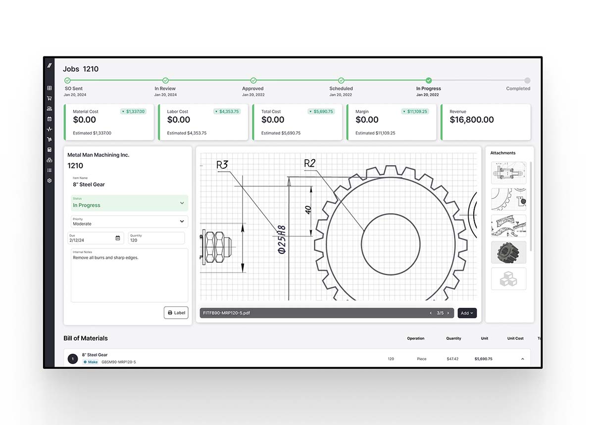 Production Tracking & Job Costing Software | Fulcrum