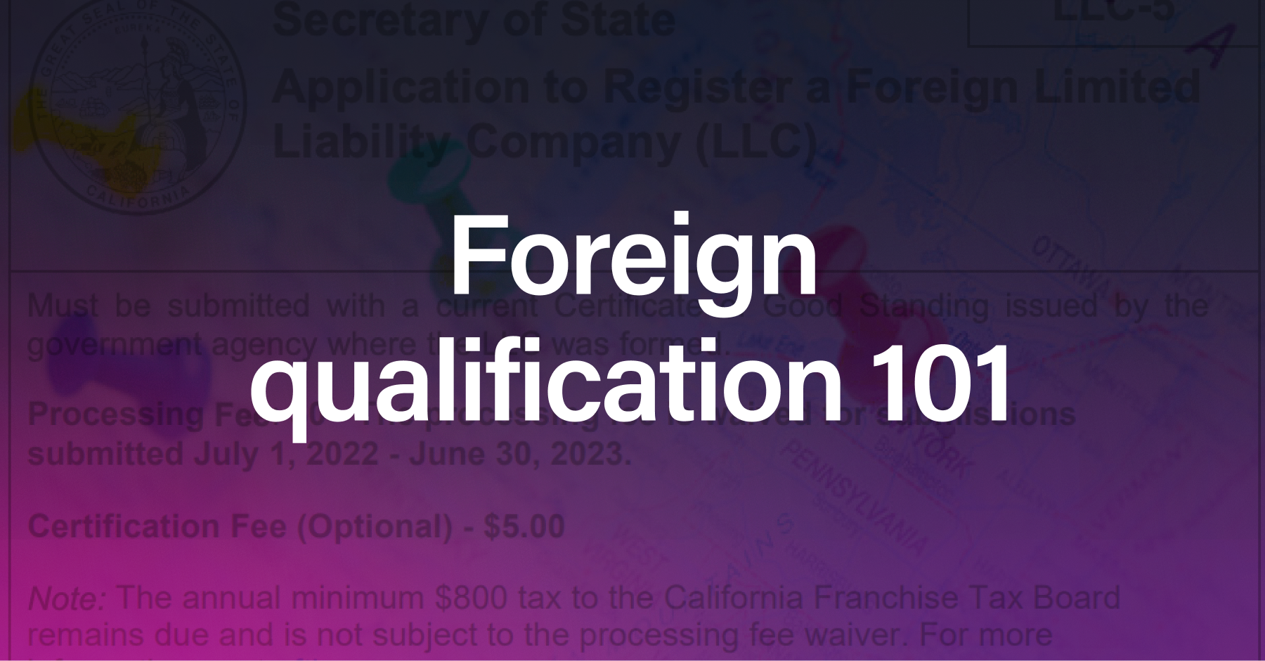 Foreign Qualification Guide