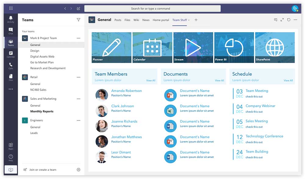 Microsoft Teams Designs & Customization | ShortPoint
