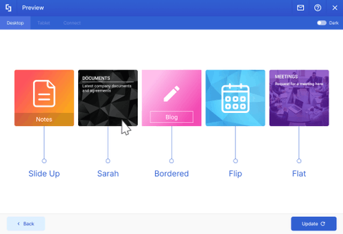 Tiles Design on SharePoint Intranet Sites | ShortPoint