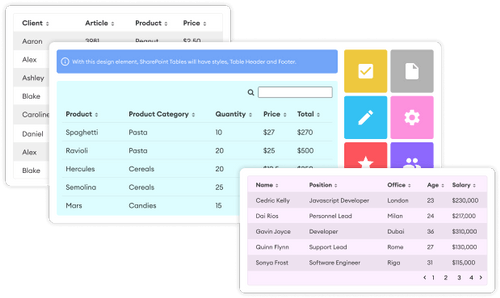 Create a Table in SharePoint Intranet Sites | ShortPoint