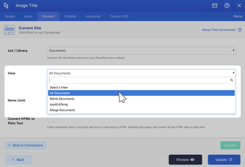 Display SharePoint List, Library, Content on Site Pages | ShortPoint