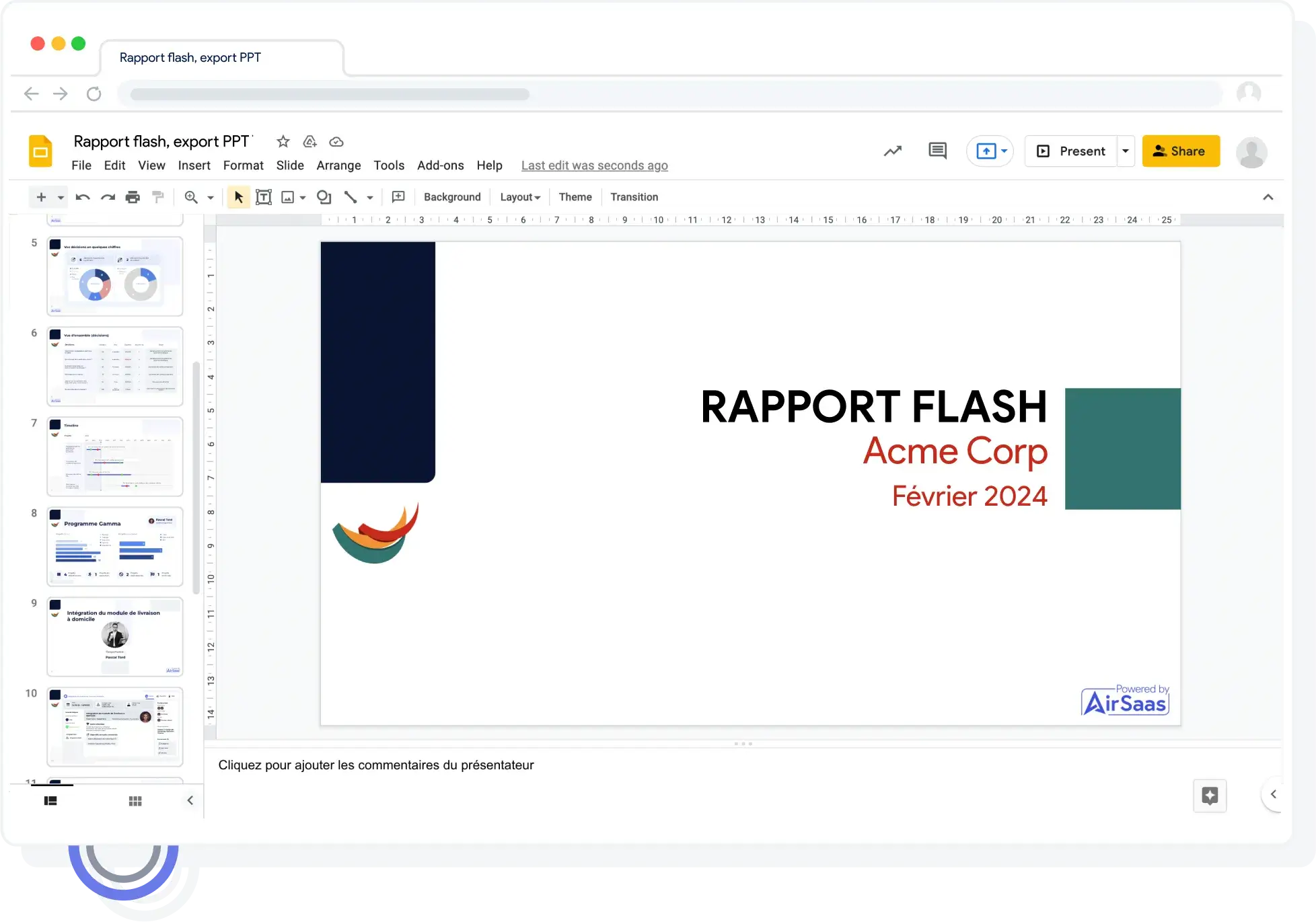AirSaas : la solution de flash report automatisée pour les DSI et PMO