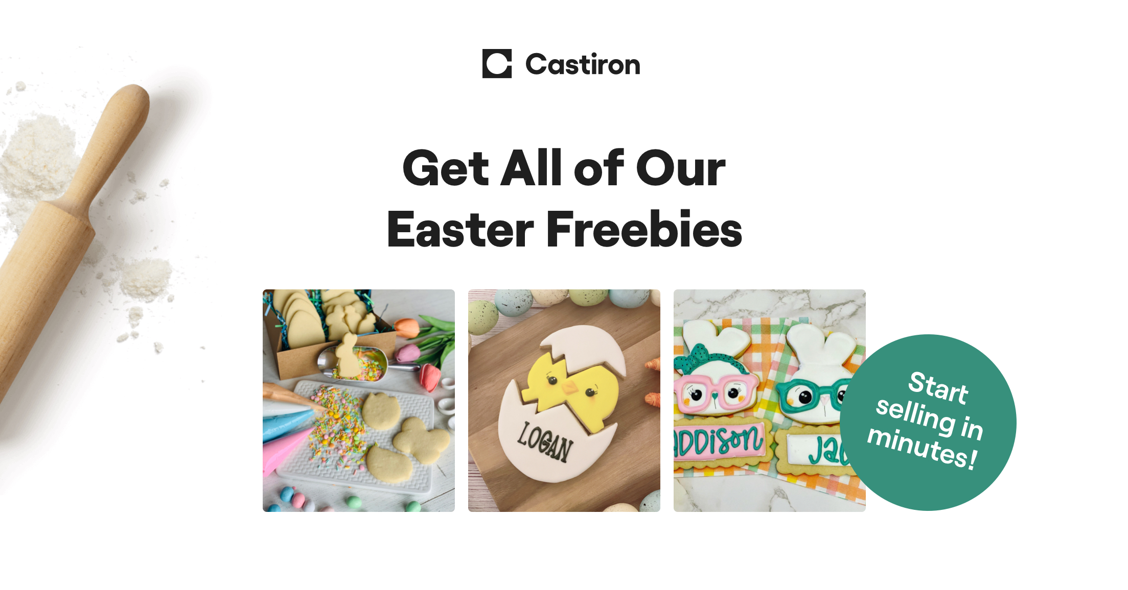 Easter Freebies for Your Cookie Pre-Sales | Castiron